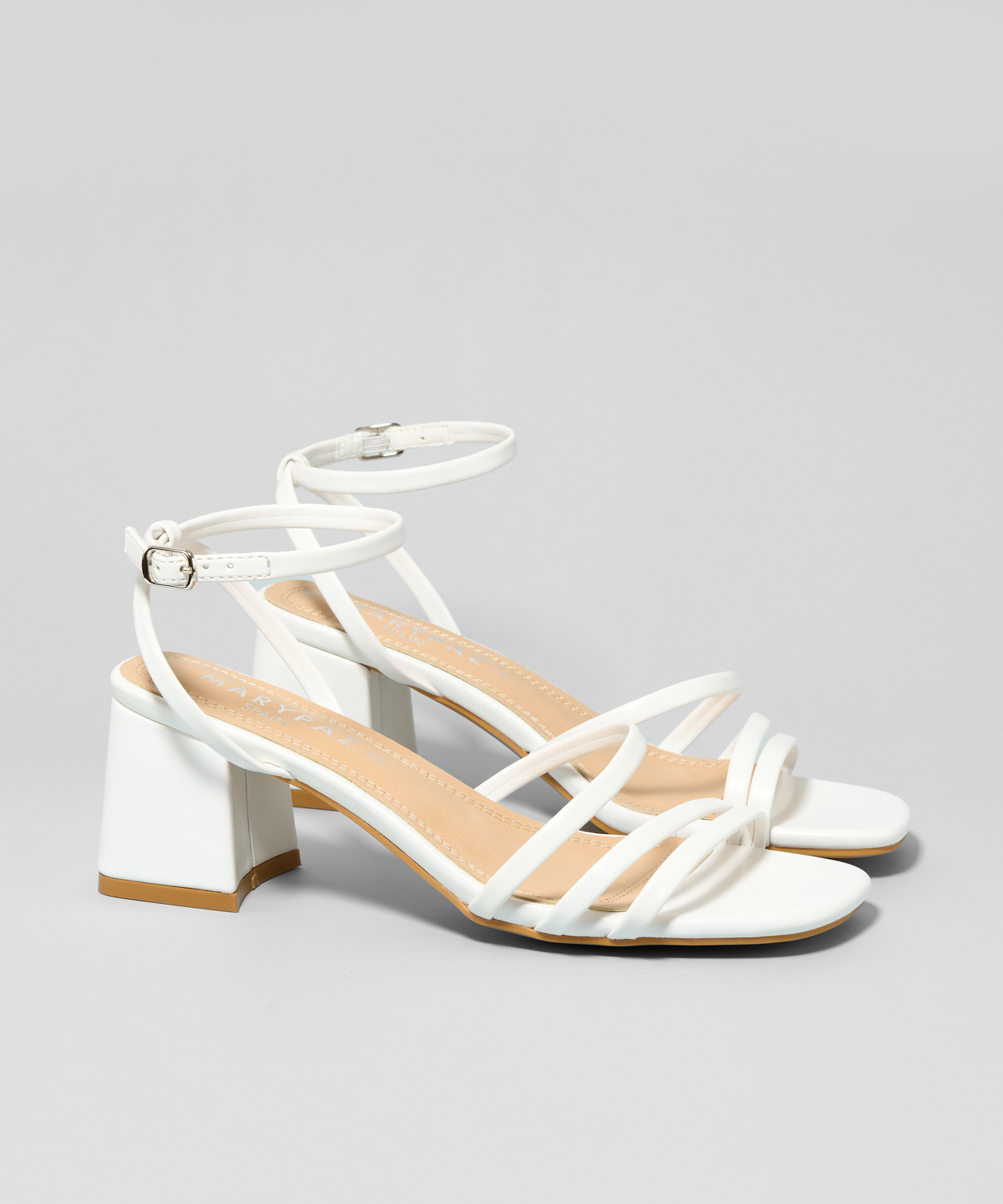 Sandalia tacón tiras pulsera | Marypaz ES