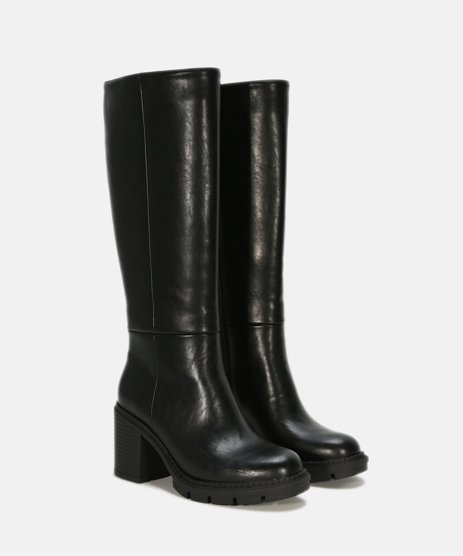Botas altas pretas salto | Marypaz PT